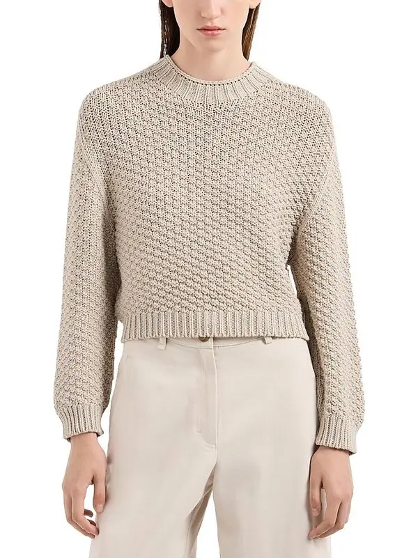 Emporio Armani Crewneck Sweater - Beige