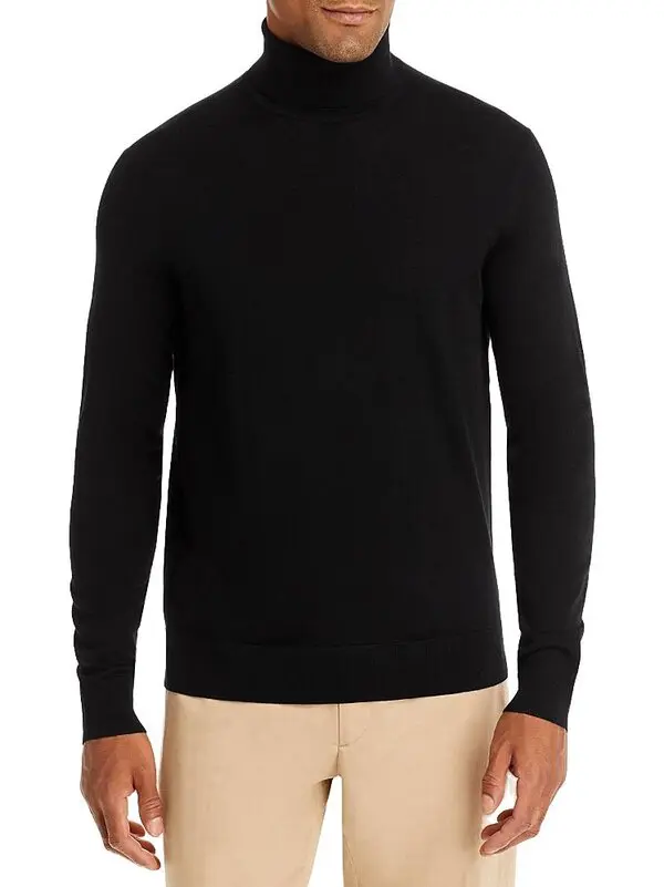 Bloomingdale'S Merino Wool Turtleneck Sweater - Black