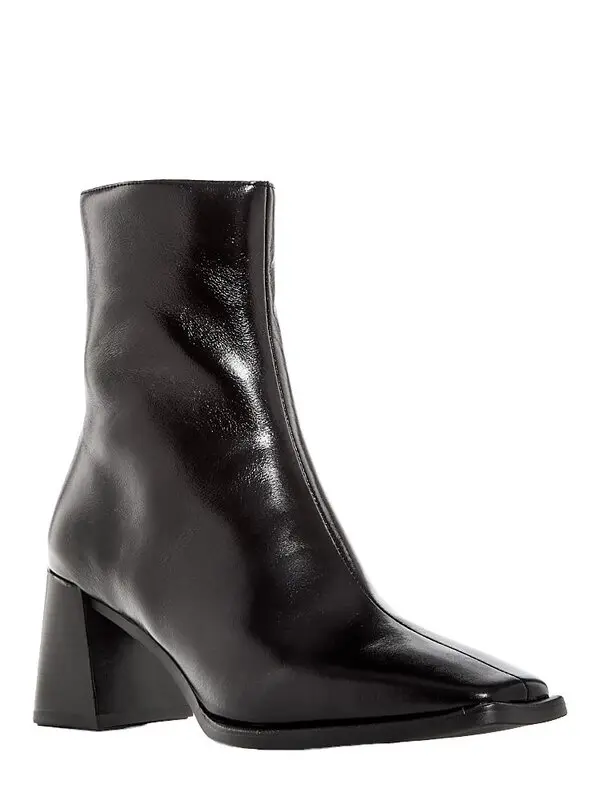 Jeffrey Campbell Sherpal Block Heel Booties - Black