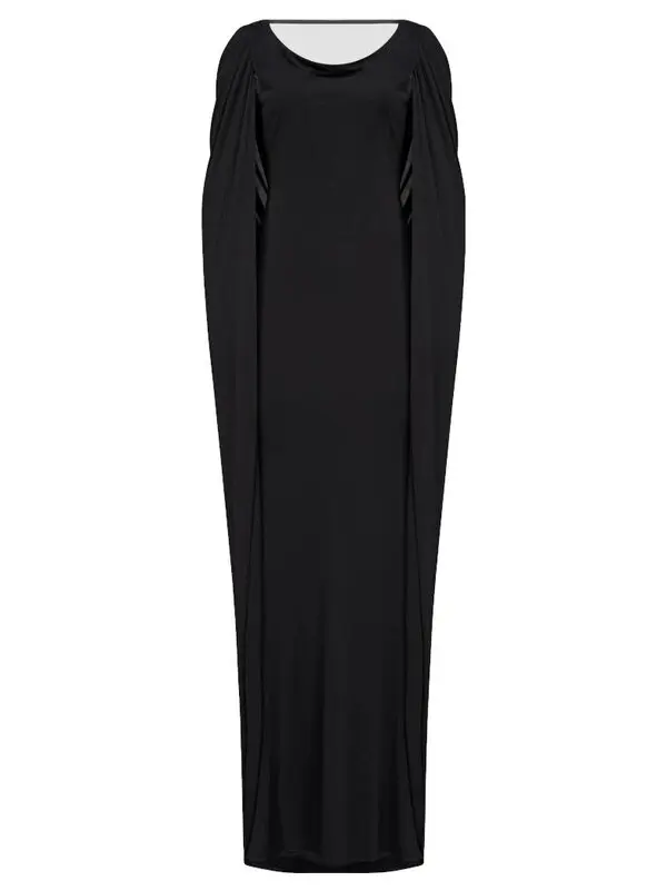 Halston Akeem Jersey Gown - Black