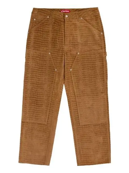 Supreme Suede Double Knee Painter Pant - Croc