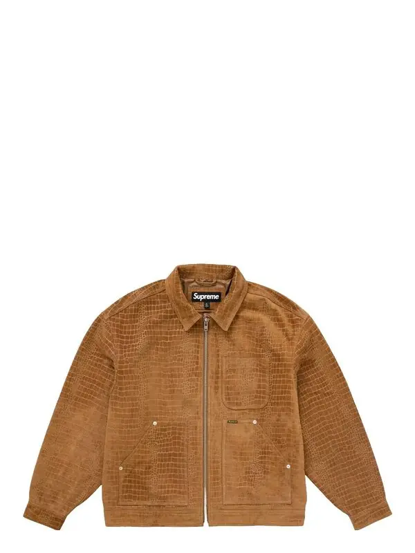 Supreme Suede Work Jacket - Croc