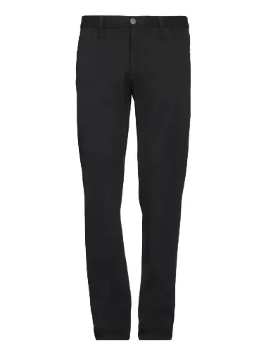 Emporio Armani Tapered Leg Casual Pants - Black