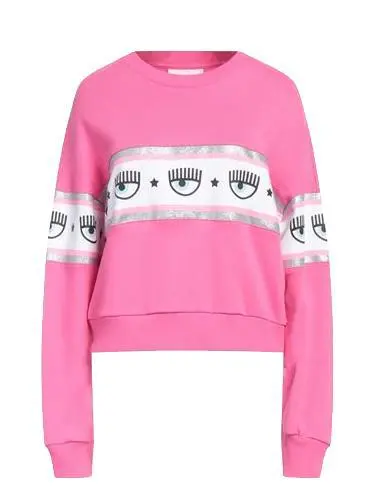CHIARA FERRAGNI Cotton Sweatshirt - Pink