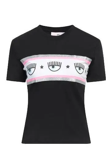 CHIARA FERRAGNI Logo-print T-shirt - Black