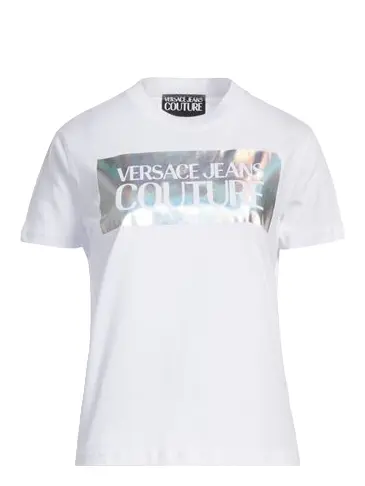 Versace Logo-print Jersey T-shirt - White