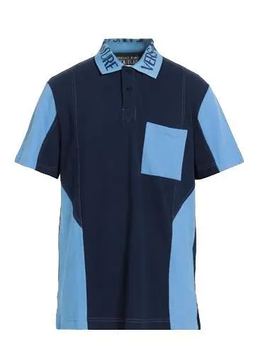 Versace Polo Shirt Size Cotton, Lyocell, Polyester - Navy