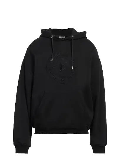 Just Cavalli Cotton-elastane Sweatshirt - Black