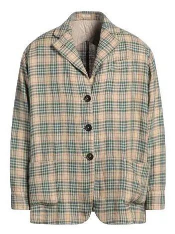 Massimo Alba Tartan Linen Blazer - Beige