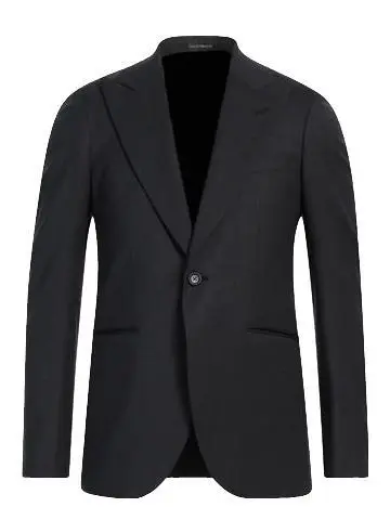 Emporio Armani Blazer Charcoal Size Virgin Wool, Elastane - Grey