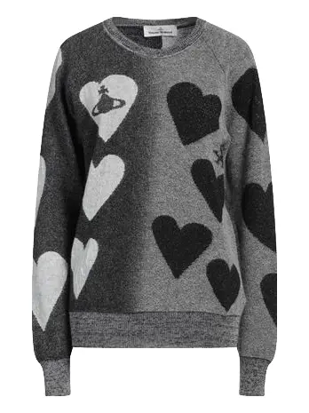 VIVIENNE WESTWOOD Jacquard-knit Crewneck Sweater - Black