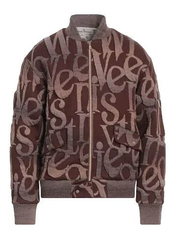 VIVIENNE WESTWOOD Knitted Bomber Jacket - Brown