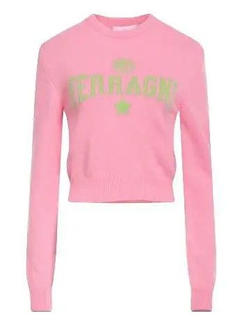CHIARA FERRAGNI Knitted Cropped Sweater - Pink