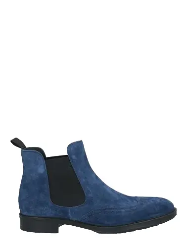 DOUCAL'S Leather Ankle Boots - Blue