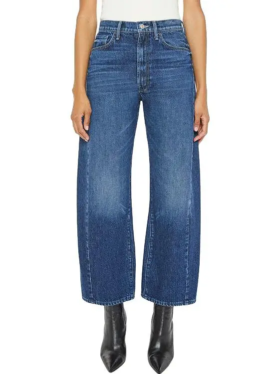 MOTHER The Half Pipe Flood High-waist Wide-leg Jeans - Did You Bring Me Anything