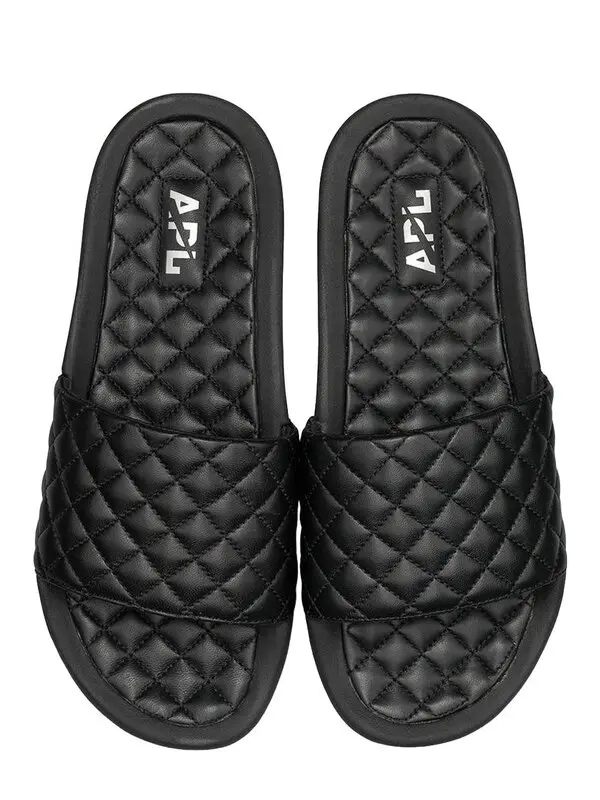 Apl Lusso Slide Sandals - Black