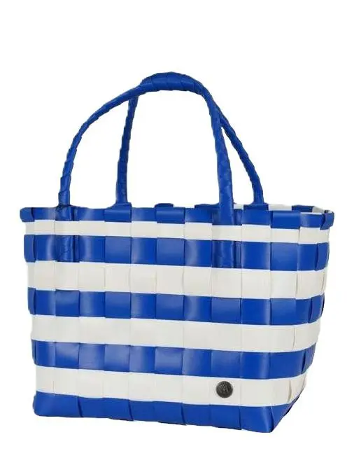 HANDED BY Paris Spirit Recycled Tote Bag - Cobalt Blue/white