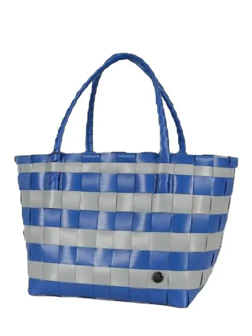 HANDED BY Paris Spirit Recycled Tote Bag - Dutch Blue/elephant