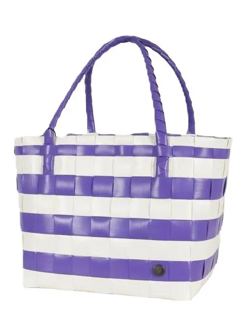 HANDED BY Paris Spirit Recycled Tote Bag - Purple/white