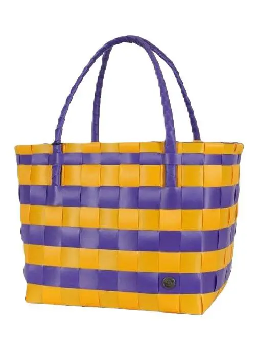 HANDED BY Paris Spirit Recycled Tote Bag - Purple/yellow