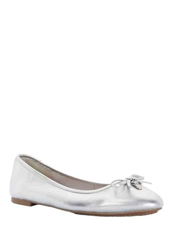 Dune London Hallow Flat - Silver