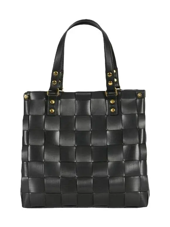 HANDED BY Charlotte Recycled Plastic Handbag - Black