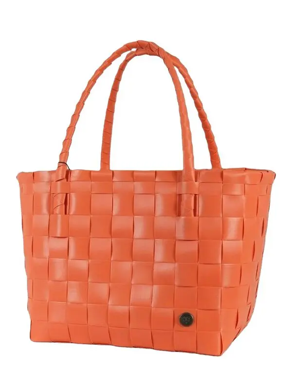 HANDED BY Paris Recycled Plastic Tote - Coral Orange