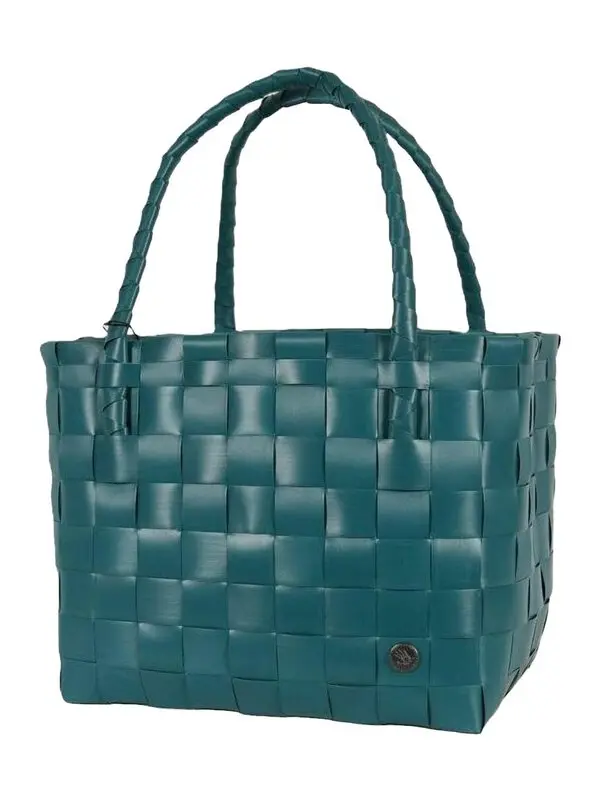 HANDED BY Paris Recycled Plastic Tote - Peacock Green