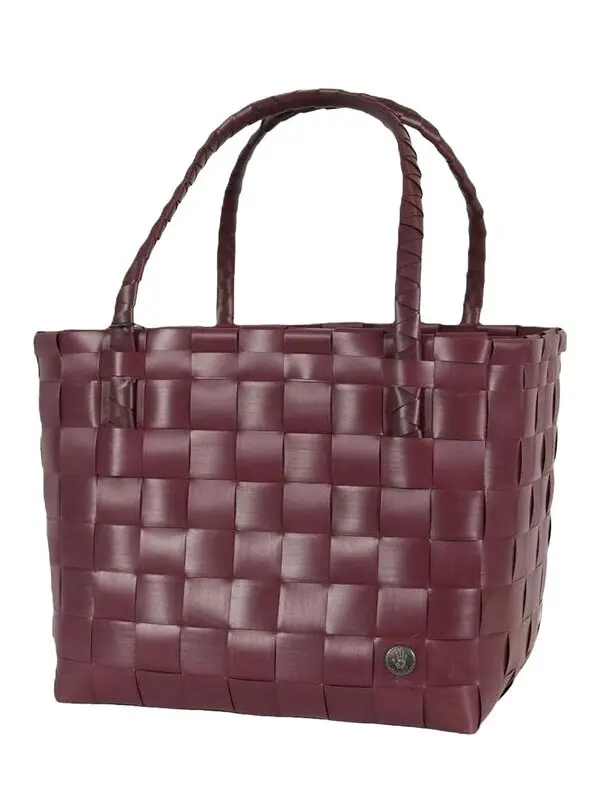 HANDED BY Paris Recycled Plastic Tote - Wineberry Red
