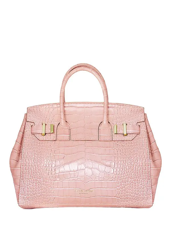 TEDDY BLAKE Gigi Croco 11 Handbag - Pink