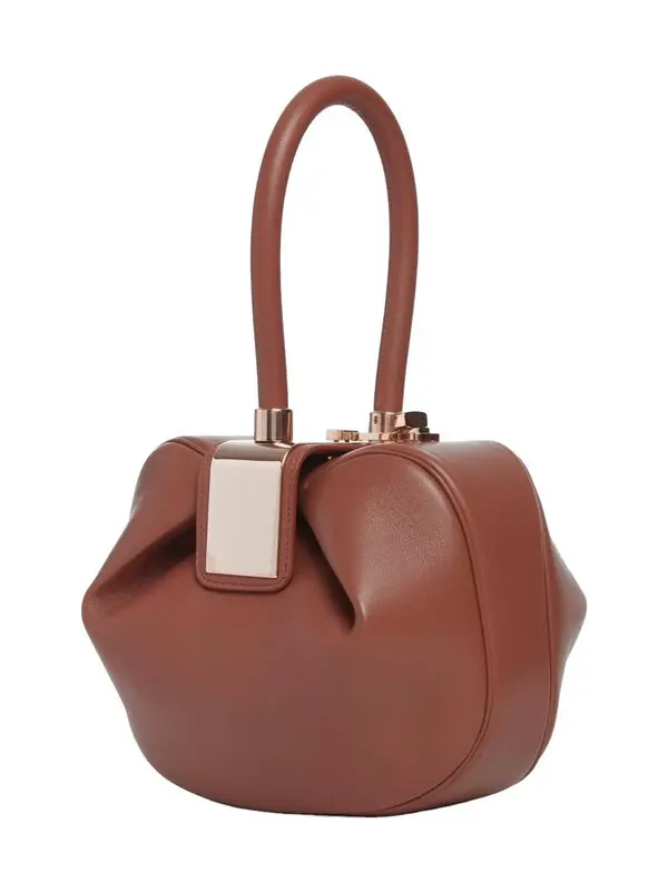 Gabriela Hearst Nina Bag In Nappa Leather - Cognac