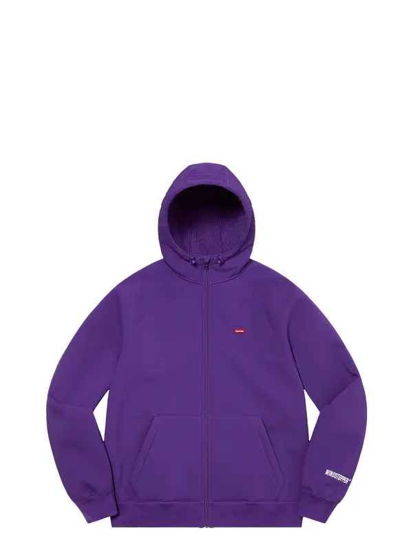 Supreme Zip Up Hooded Sweatshirt - Purple