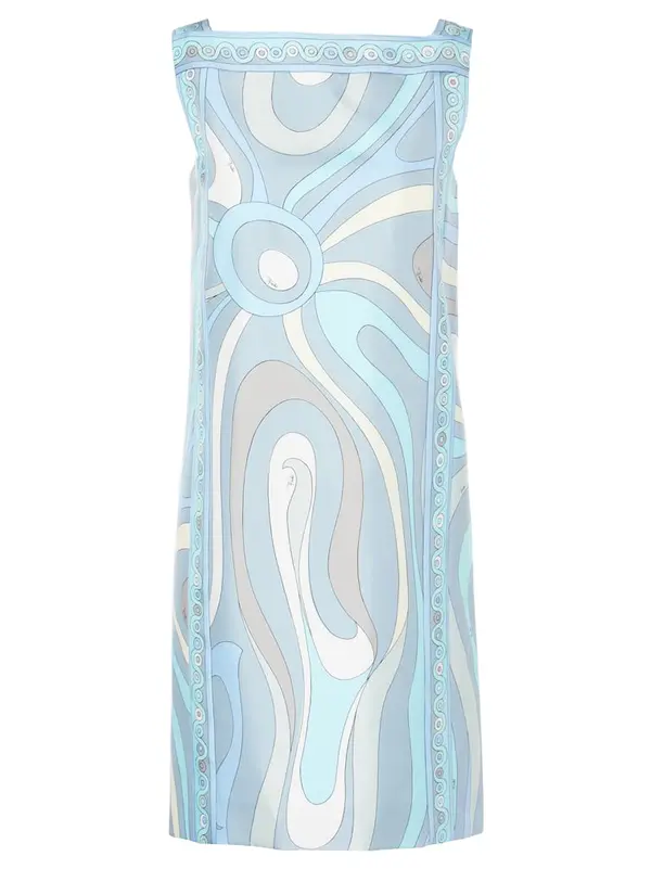 Emilio Pucci Marmo Silk Twill Minidress - Multicoloured