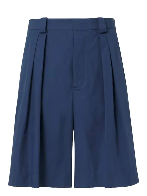 King & Tuckfield Cotton Shorts - Blue