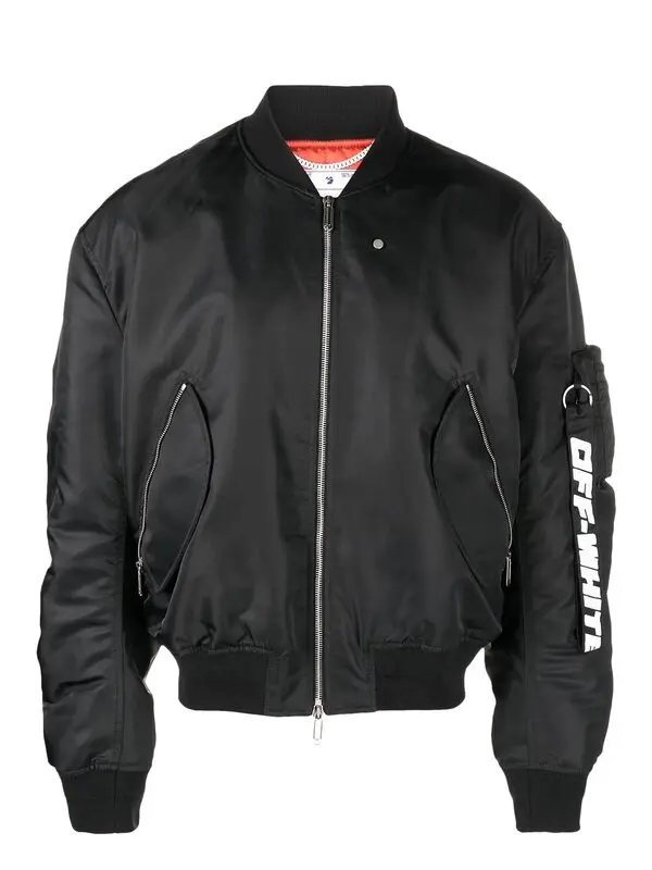 Off-White Industrial Bomber Jacket - Black