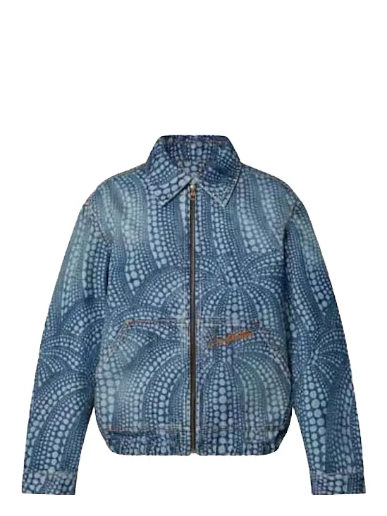 LOUIS VUITTON X Yayoi Kusama Denim Jacket - Blue