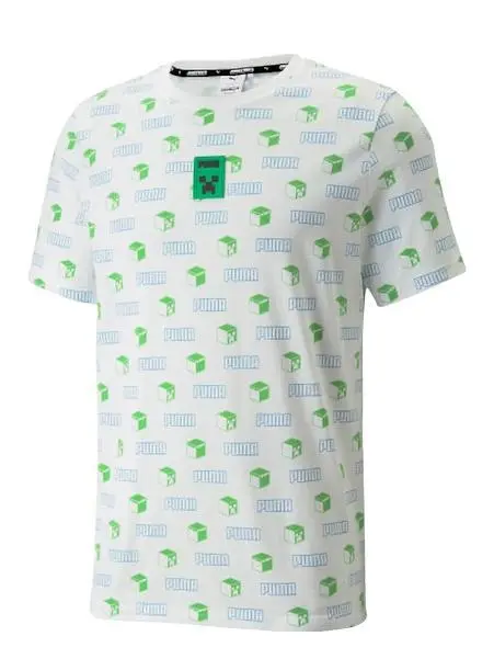 PUMA X Minecraft Aop Tee Shirt - White