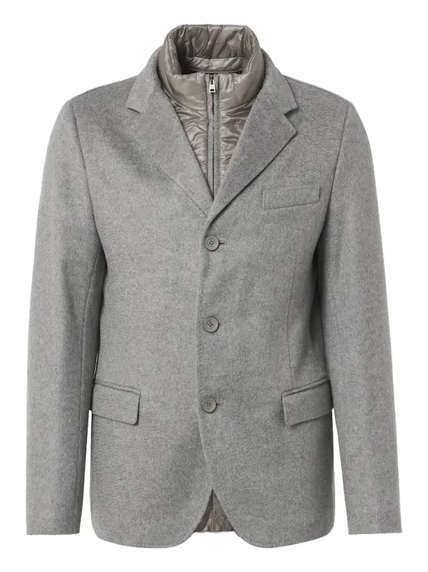 Herno Cashmere Blazer - Grey