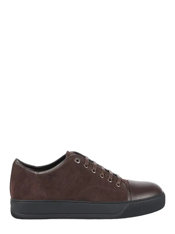 LANVIN Dbb1 Leather Sneakers - Brown