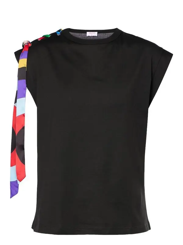 Emilio Pucci Iride Cotton Jersey T-shirt - Black