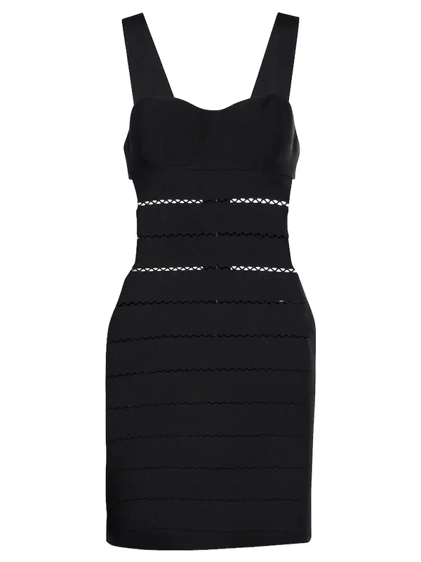 TOM FORD Intarsia Minidress - Black