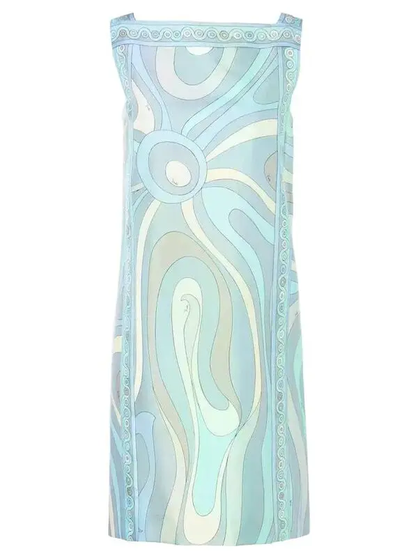 Emilio Pucci Marmo Silk Twill Minidress - Multicoloured