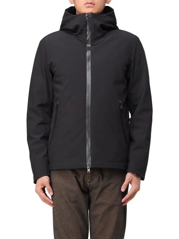 Woolrich Zip-up Hooded Jacket - Black