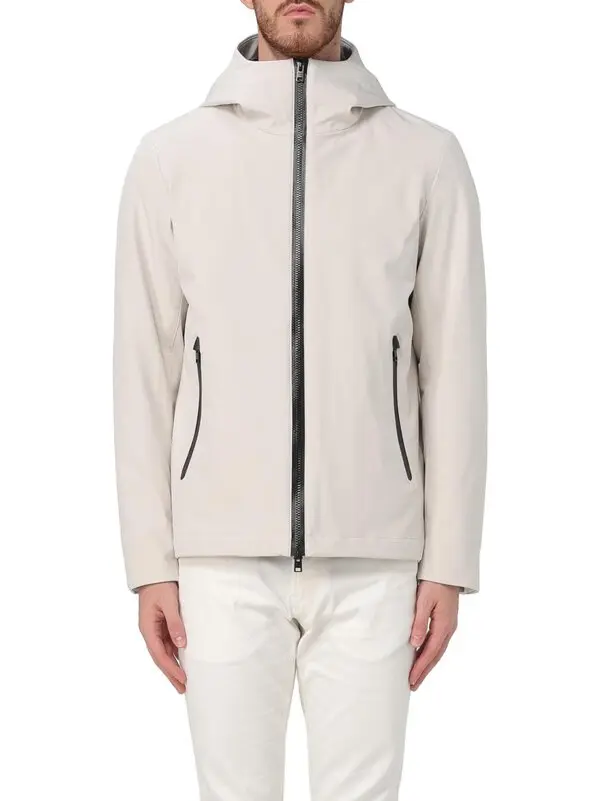 Woolrich Zip-up Hooded Jacket - Sand