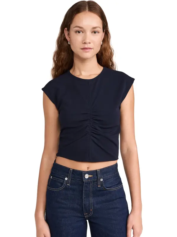 Tanya Taylor Betty Top - Maritime Blue