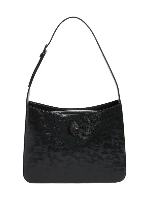Kurt Geiger Leather Hobo Bag - Black