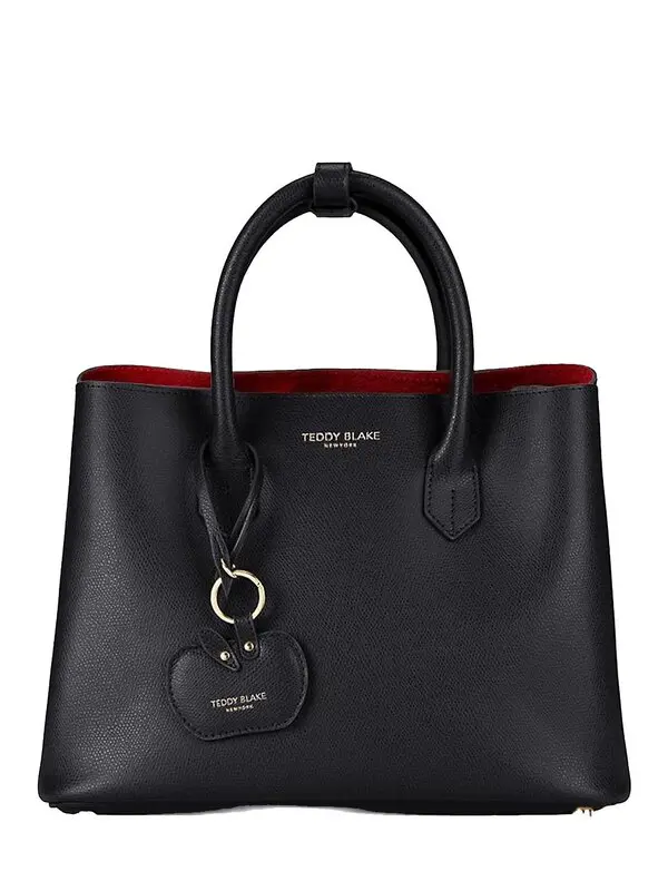 TEDDY BLAKE Vanessa Palmellato 12" Tote - Black&red