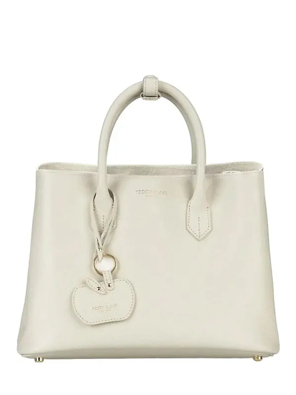 TEDDY BLAKE Vanessa Palmellato 12" Tote - Cream