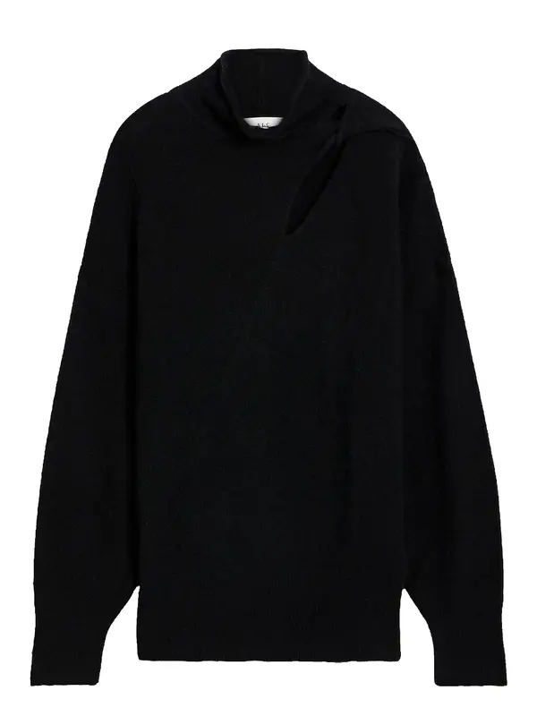 A.L.C. Jensen Knitted Turtleneck Sweater - Black