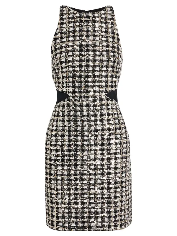 Derek Lam 10 Crosby Rosemary Sequin-embellished Mini Dress - Black